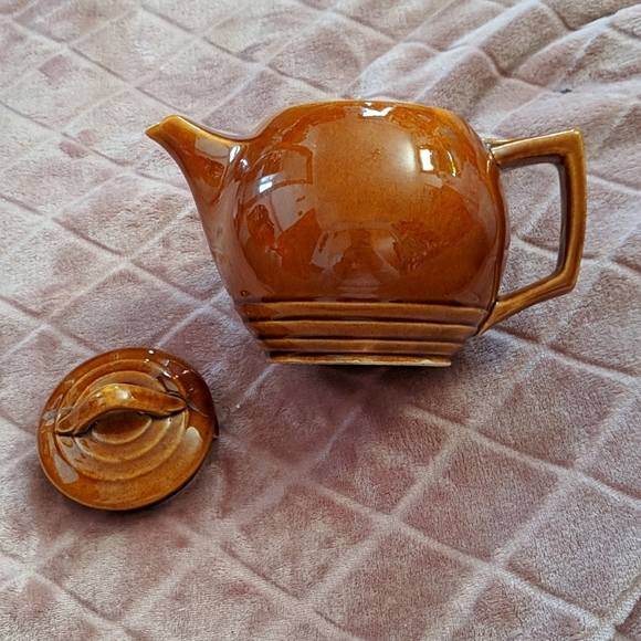 Mccoy | Dining | Vintage Signed Mccoy Brown Glazed Tea Pot | Poshmark
